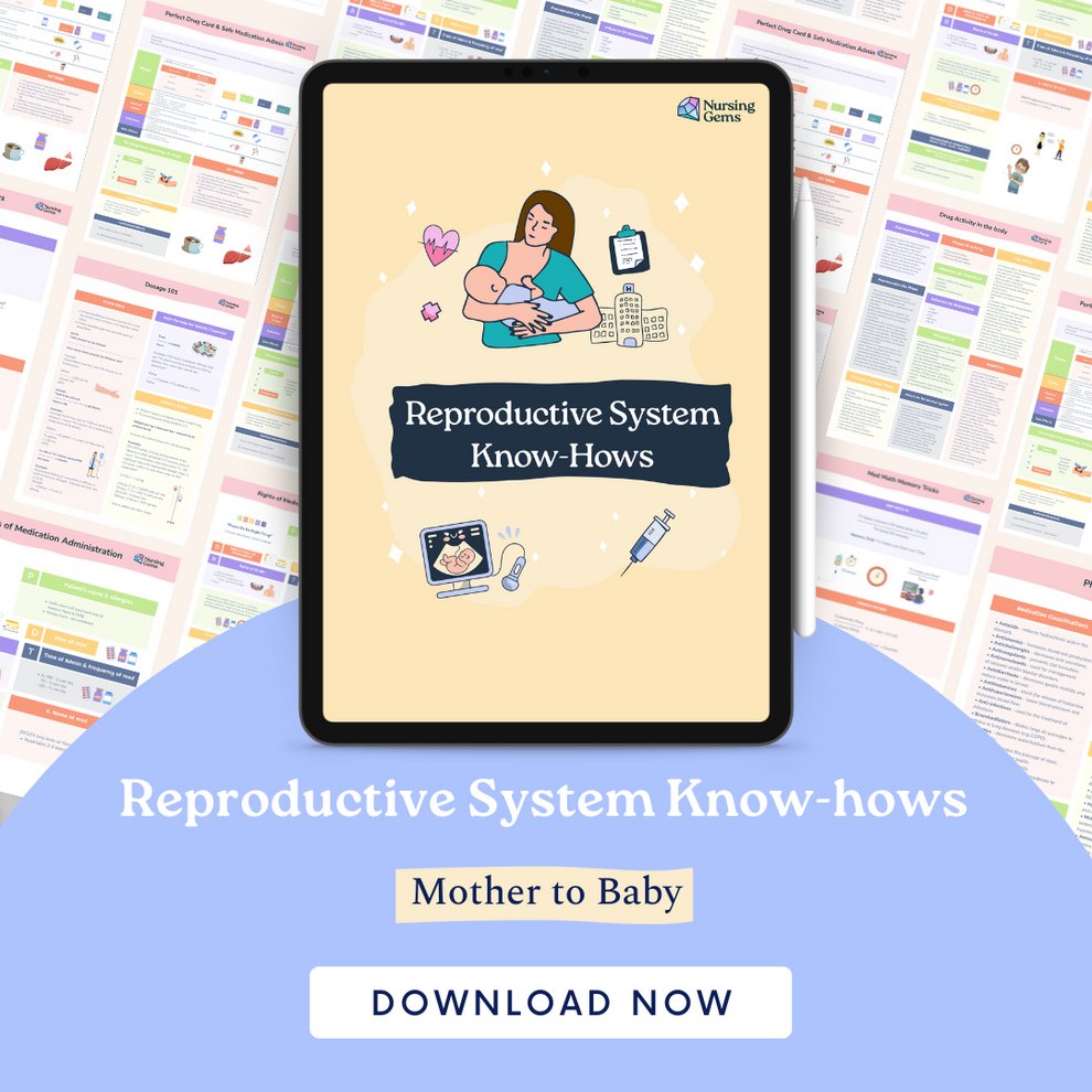 Reproductive System Know-hows - Cheat Sheet – Nursing Gems